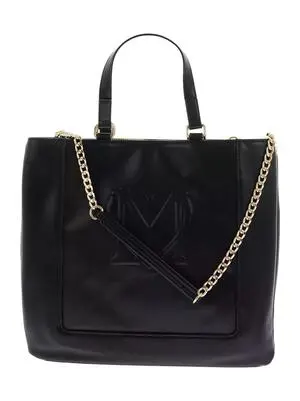 Moschino Logo-plaque Tote Bag - Black