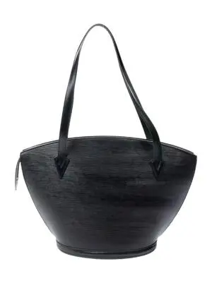 LOUIS VUITTON Epi St-jacques Shoulder Bag Black