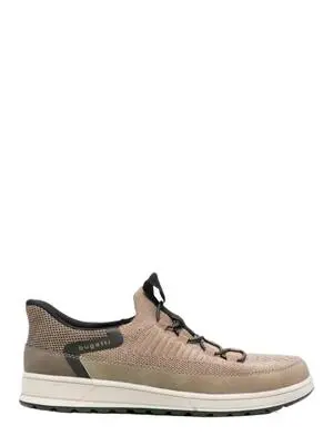 BUGATTI Mesh-knit Lace-up Sneakers - Neutrals