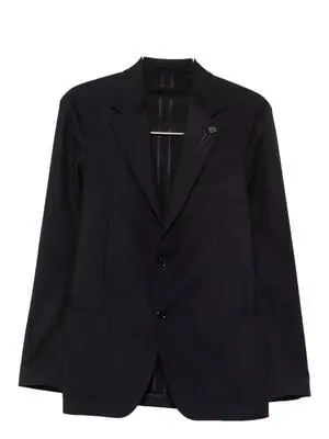 LARDINI Notched-lapel Single-breasted Suit - Blue