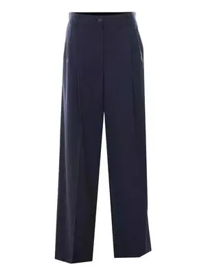 A.p.c. Ginny Zip-up Flared Trousers - Blue