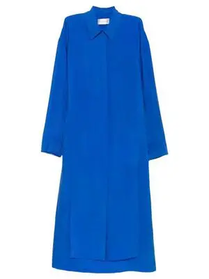 Christian Wijnants Delphi Shirt Midi Dress Blue