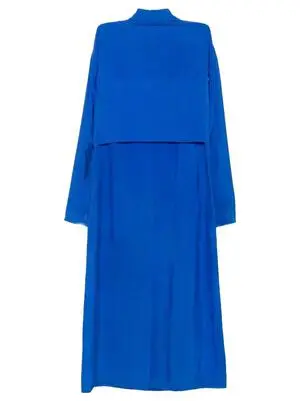 Christian Wijnants Delphi Midi Shirt Dress - Blue