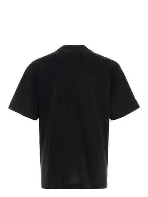 Gucci Web-stripe Logo-print T-shirt - Black