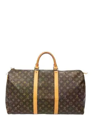 LOUIS VUITTON 50 Keepall Monogram Luggage - Brown