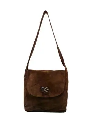 Dolce & Gabbana 2000s Dg Logo Shoulder Bag - Brown