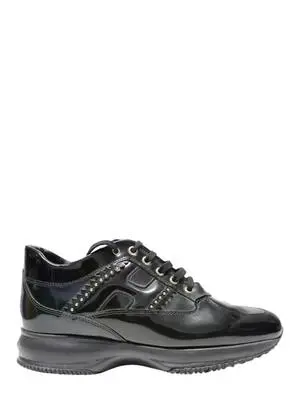 Hogan Interactive Studded Sneakers - Black