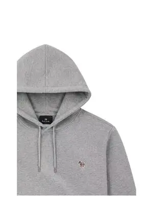 Paul Smith Zebra-patch Hoodie - Grey