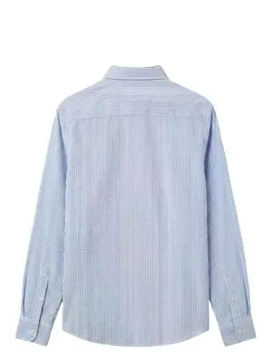BASTONCINO Striped Long-sleeve Shirt - Blue
