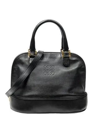 Loewe Anagram Dome Shoulder Bag - Black