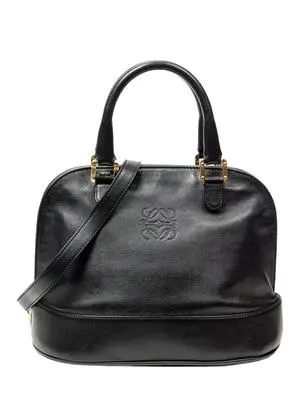 Loewe Anagram Dome Shoulder Bag - Black