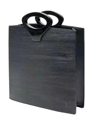 LOUIS VUITTON Ombre Epi Leather Tote Bag - Black