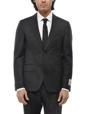 CORNELIANI District-check Virgin Wool Suit