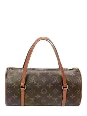 LOUIS VUITTON 26 Papillon Monogram Canvas Tote Bag - Brown