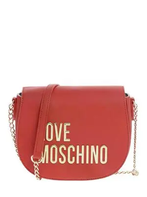 Moschino Logo-lettering Shoulder Bag - Red