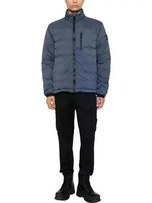 Canada Goose Lodge Quilted Logo-patch Jacket - Blue