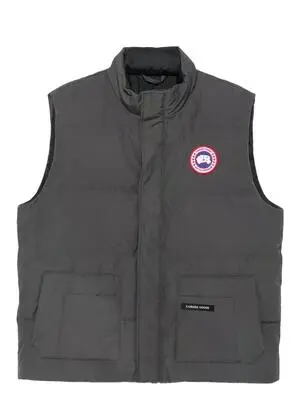 Canada Goose Quilted Logo-patch Gilet - Grey