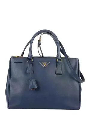 Prada Galleria Double-zip Tote Bag - Blue