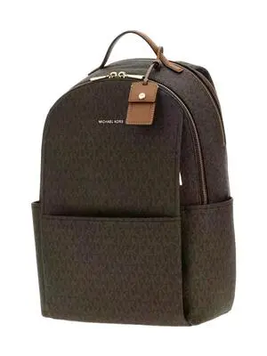 Michael Kors Large Sable Logo-print Backpack - Brown