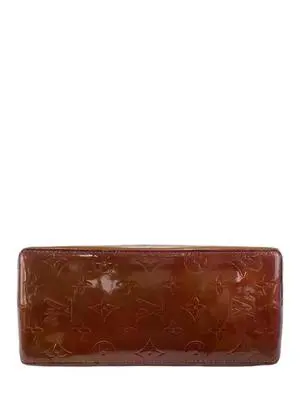 LOUIS VUITTON 2002 Monogram Vernis Reade Pm Handbag - Brown