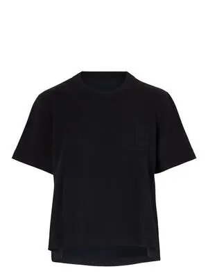Sacai Cotton-jersey T-shirt - Black