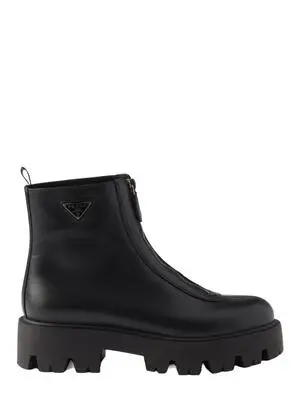 Prada Leather Boots - Black