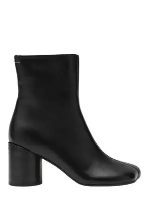 MAISON MARGIELA Tabi Ankle Boots In Nappa Leather - Black