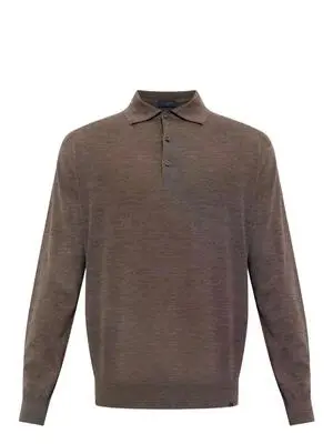 Paul & Shark Long-sleeve Polo Shirt - Brown