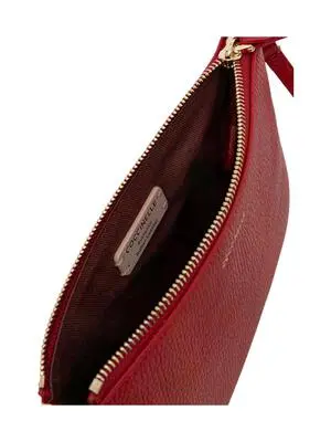 COCCINELLE Grained Crossbody Bag - Red