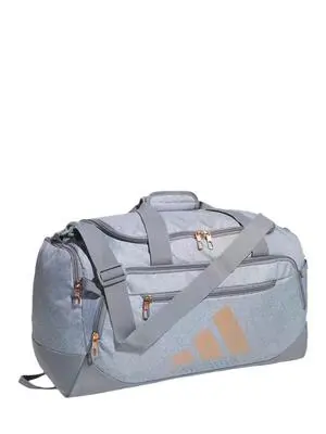 Adidas Defender 5 Logo-print Small Duffel Bag - Grey