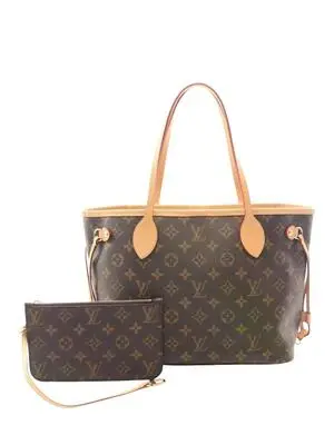 LOUIS VUITTON 2000-2026 Monogram Neverfull Pm Tote Bag - Brown