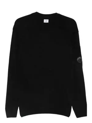 C.P. COMPANY Lambswool Sweater - Black