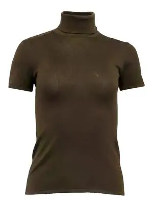 Ralph Lauren Purple Label Turtleneck Top - Green