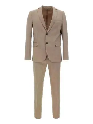 MARCHESANI Sassicaia Single-breasted Suit - Neutrals