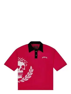 GODSPEED Victor Crest Polo Shirt - Red