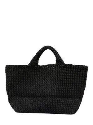 NAGHEDI Large St Barths Double-weave Tote Bag - Black