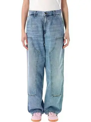 Carhartt Work In Progress Brandon Double Knee Panelled Jeans - Blue