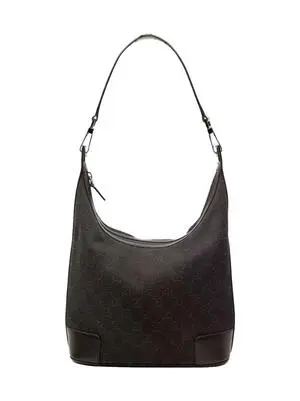 Gucci 2000-2015 Gg Denim Shoulder Bag - Brown