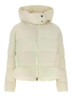 Pinko Love Birds Logo Quilted Jacket - Neutrals