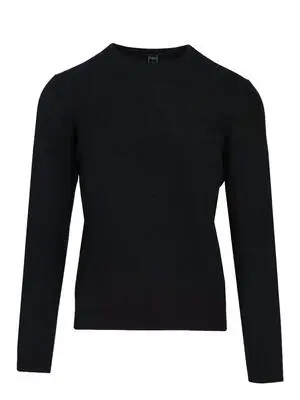 Fedeli Cashmere Crew-neck Sweater - Blue
