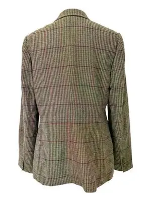 Ralph Lauren Houndstooth Single-breasted Jacket - Brown