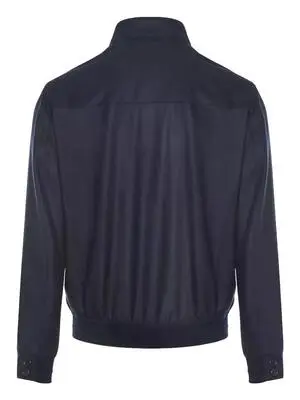 MANDELLI Zip-up High-neck Jacket - Blue