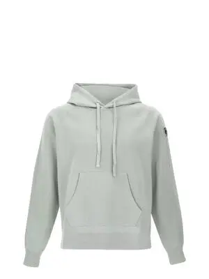 BLAUER. Logo-patch Raglan-sleeve Hoodie - Grey