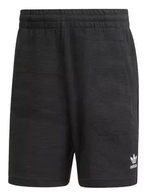 Adidas Logo-embroidered Shorts - Black