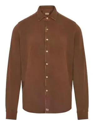 SONRISA Piqué Long-sleeve Shirt - Brown