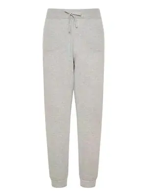 BARBA NAPOLI Drawstring-fastening Track Pants - Grey