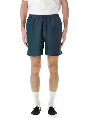Carhartt Work In Progress Logo-embroidered Drawstring Swim Shorts - Blue