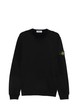 Stone Island Logo-patch Sweatshirt - Black