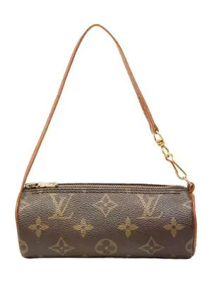 LOUIS VUITTON 1990-2010 Monogram Papillon Pochette Handbag - Brown