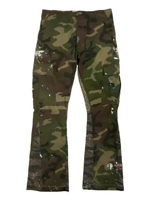 GALLERY DEPT. La Flare Paint-splatter Cargo Pants - Green
